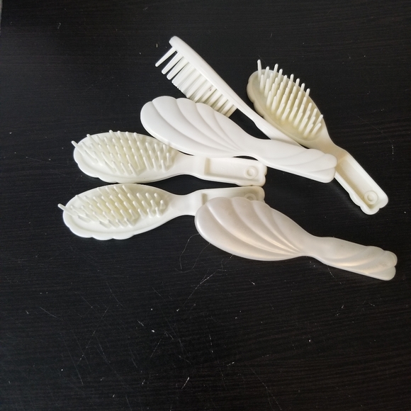 Mattel | Toys | Vintage Mattel Barbie Doll Hair Brushes Combs White 8s ...